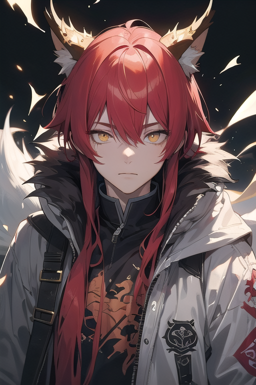 Ai Art Male Kitsune By Owen Kelly Pixai