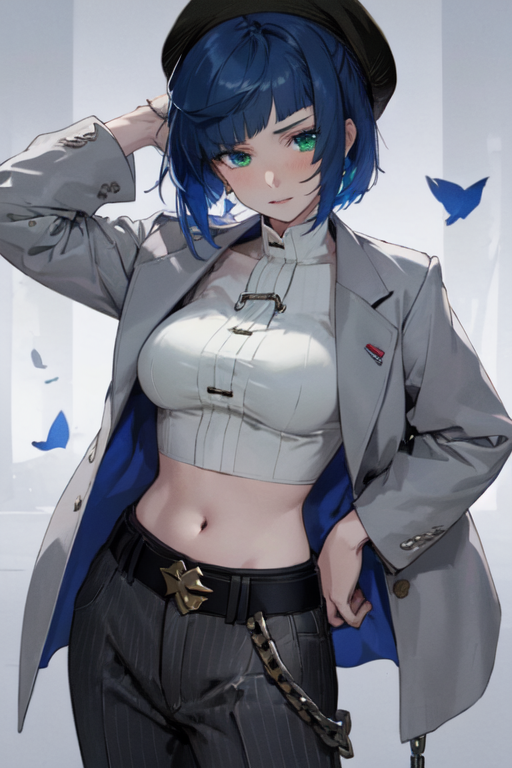 Ai Art Lora Modell Yelan Genshin Impact X Pizza Hut Pixai