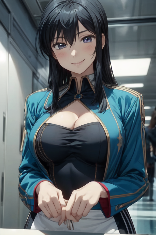 Ai Art Model Shizuru Fujimura Shinkon Gattai Godannar Pixai