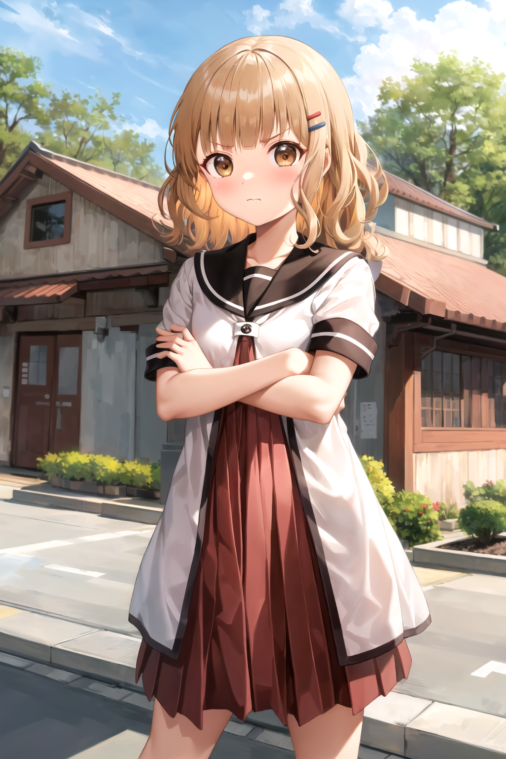 Ai Art Lora Model Omuro Sakurako Yuru Yuri ゆるゆり Pixai