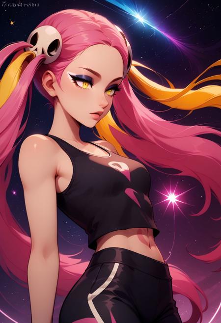 Ai Art Model Plumeria Team Skull Big Sister プルメリ Pokemon Pixai
