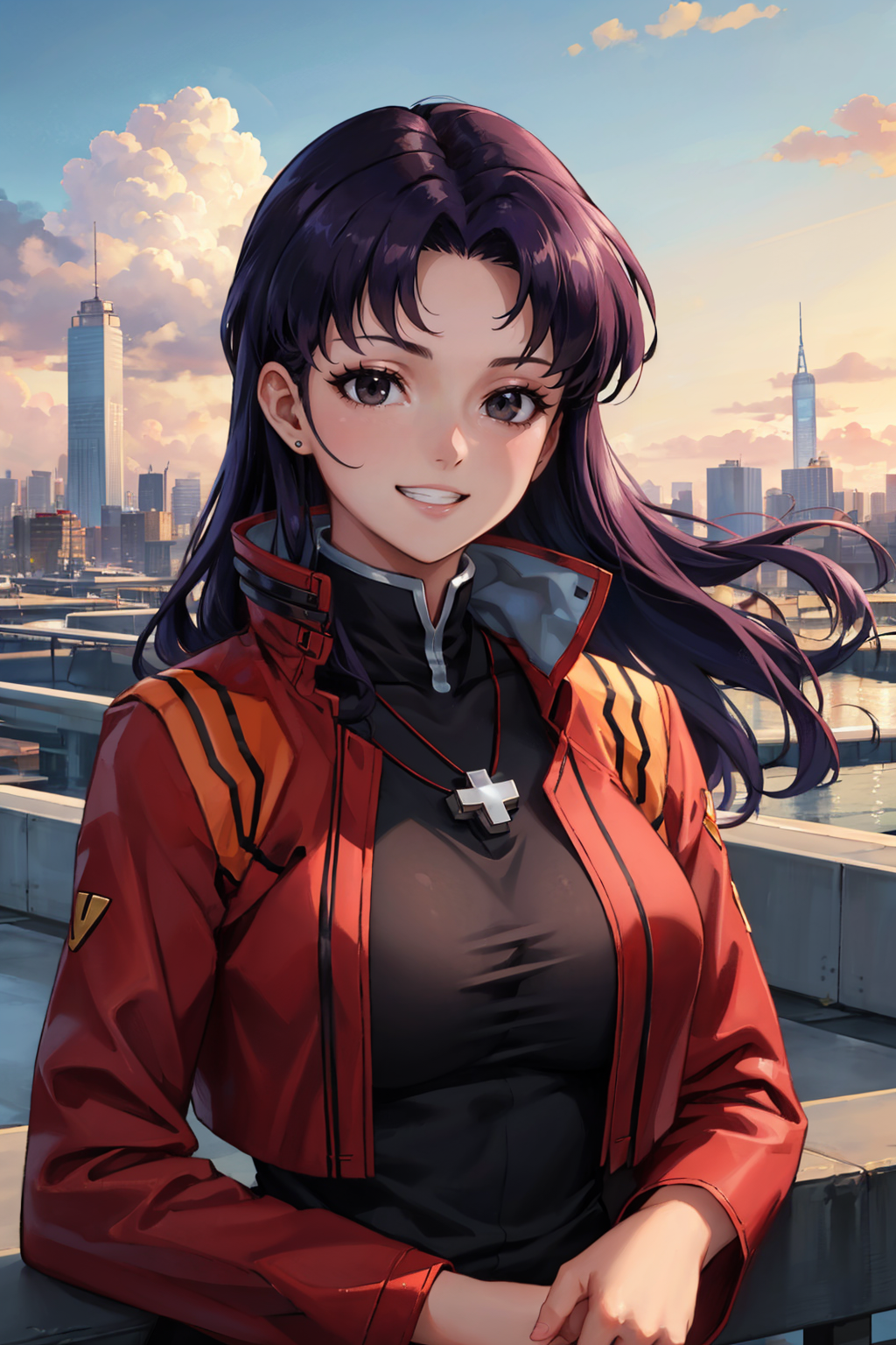 Ai Art Lora Model Misato Katsuragi 葛城 ミサト Neon Genesis Evangelion