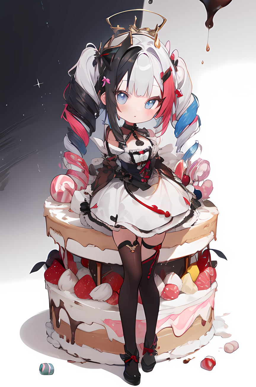 Anime Girl With Candy Adorable