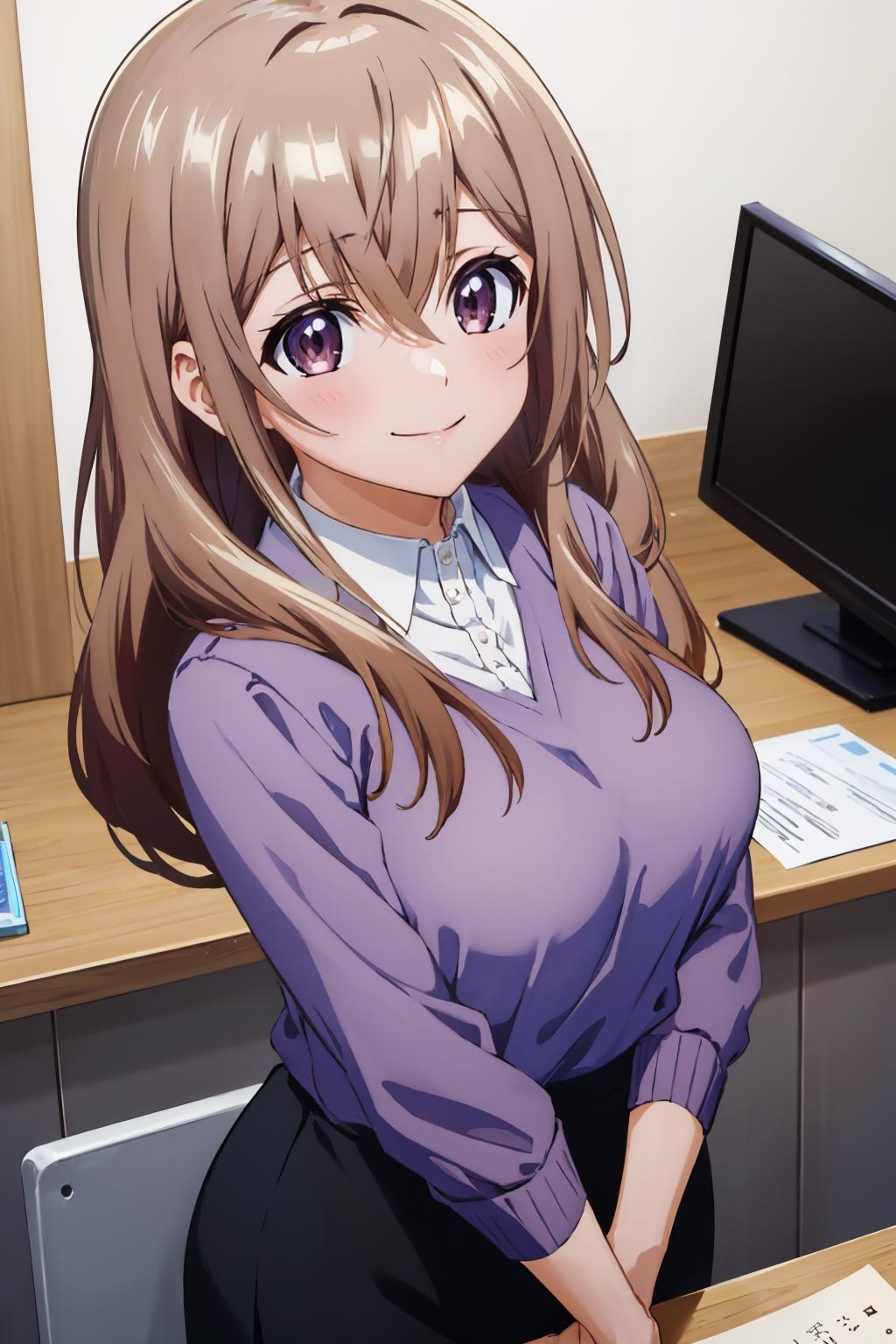 Ai Art Lora Model Shiori Katase 片瀬 詩織里 Uchi No Kaisha No Chiisai