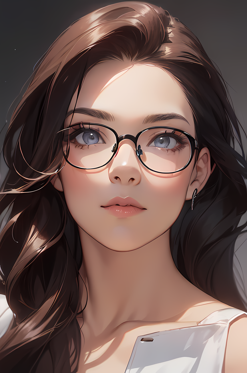 Ai Art Model Hair Over One Shoulder Pixai