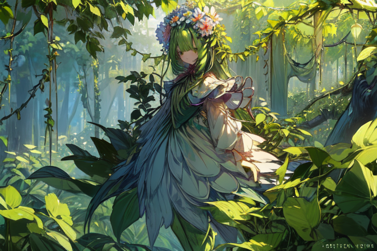 Ai Art Plant Girl By Flamengo Pixai