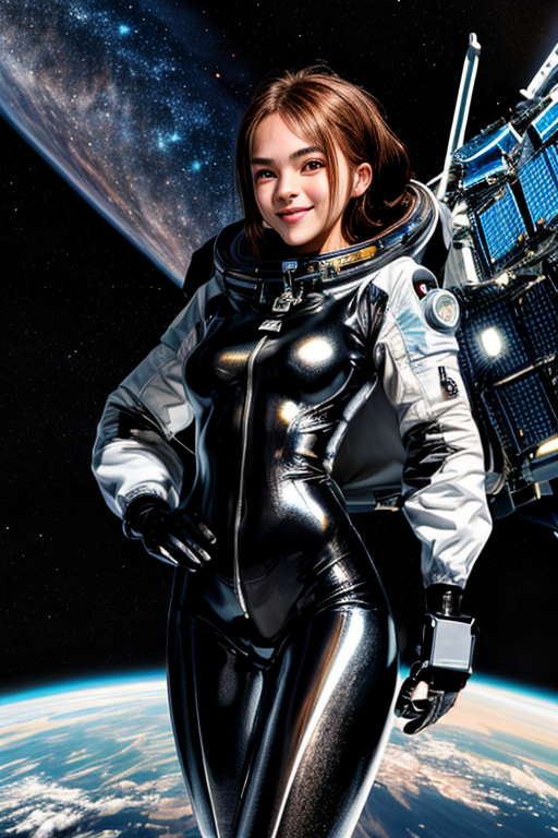 Tumblr Girl Cosplay Space Suit