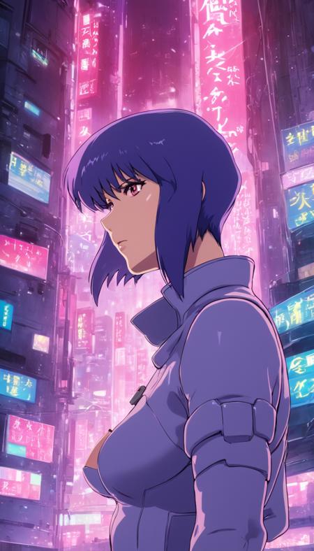 Ai Art Model Kusanagi Motoko Ghost In The Shell Lora Xl Pixai