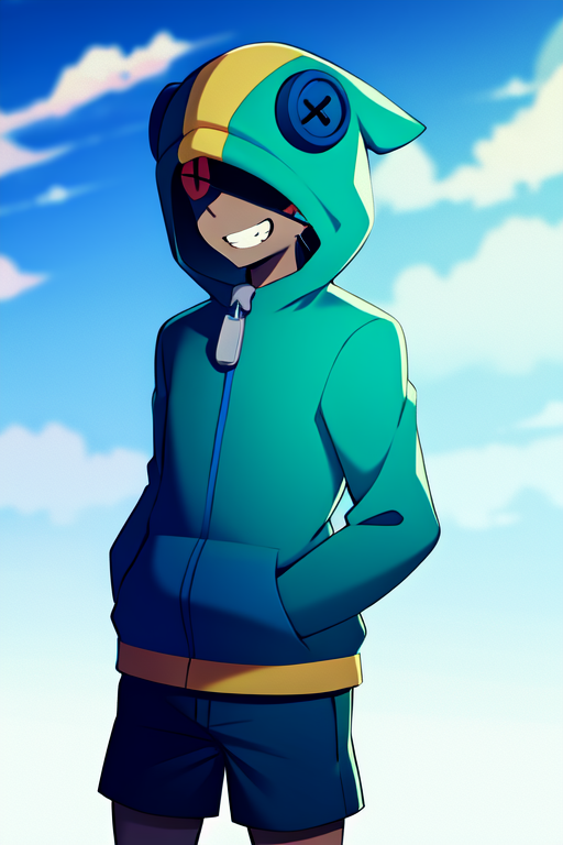 Ai Art Lora Model Leon Brawl Stars Pixai