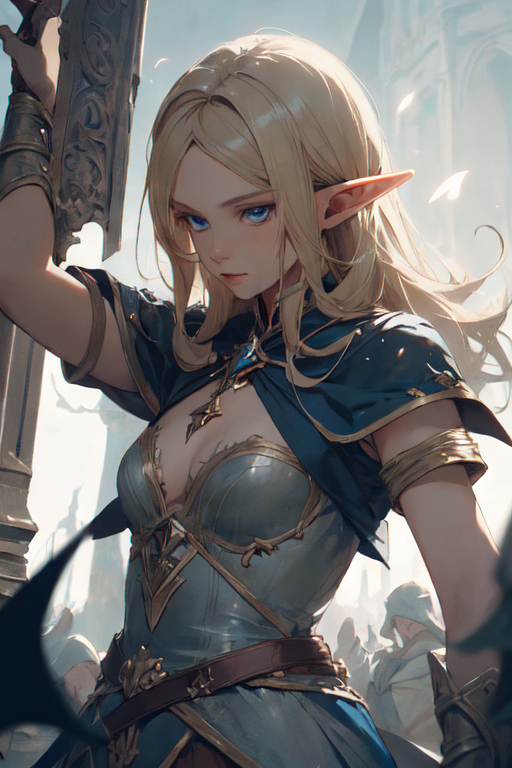 Ai Art Elf Mage By Shinobi Pixai Anime Ai Art Generator For Free