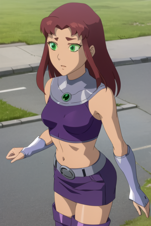 Ai Art Teen Titans Starfire In Young Justices Style By Tremorfan Pixai