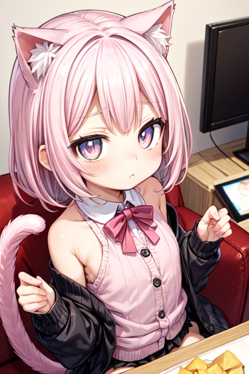 Cute Little Cat Girl Anime