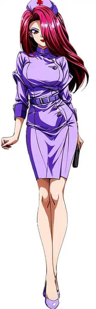Ai Art Rukayu Yu Hakusho Nurse Uniform Outfit By Magicbane Pixai