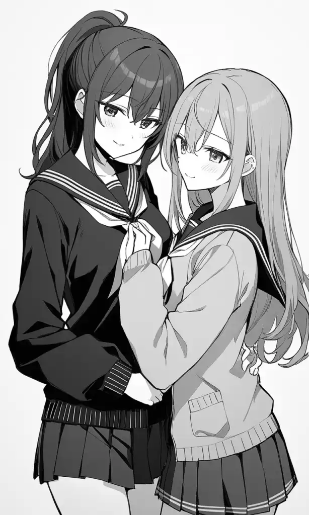 Ai Art A Captivating Encounter Between Asahina Mafuyu And Yoisaki Kanade By Wildhackeriii Pixai