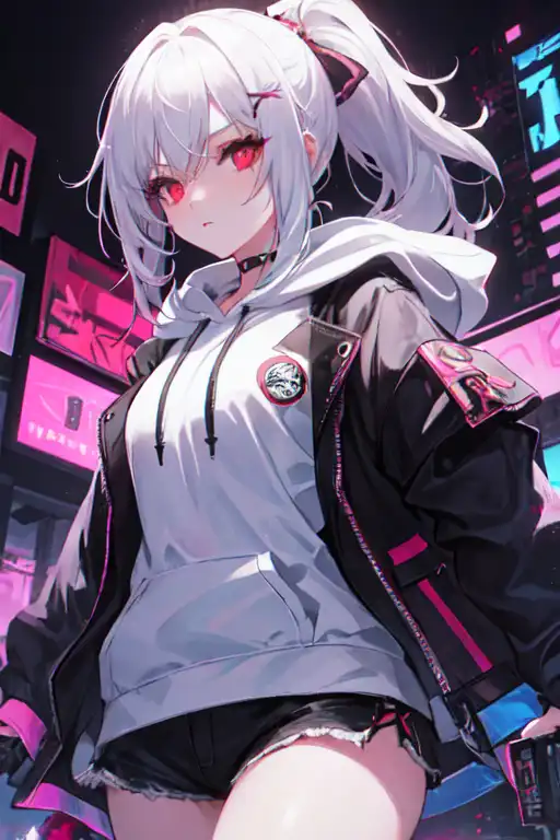 Ai Art Cool Anime Girl By Rakku Pixai