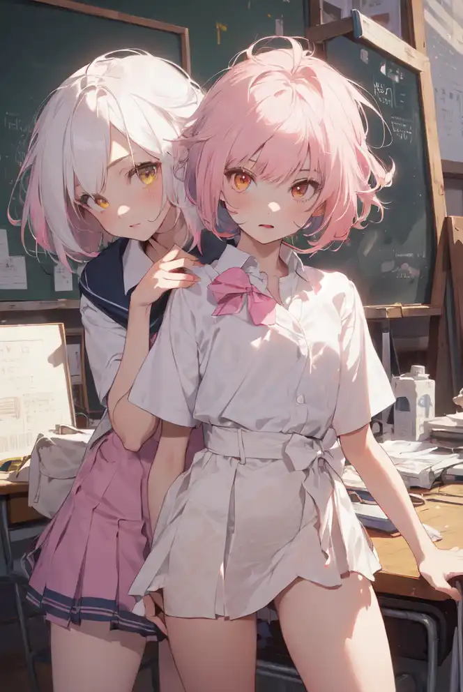 Ai Art School Girl By Test Pixai 