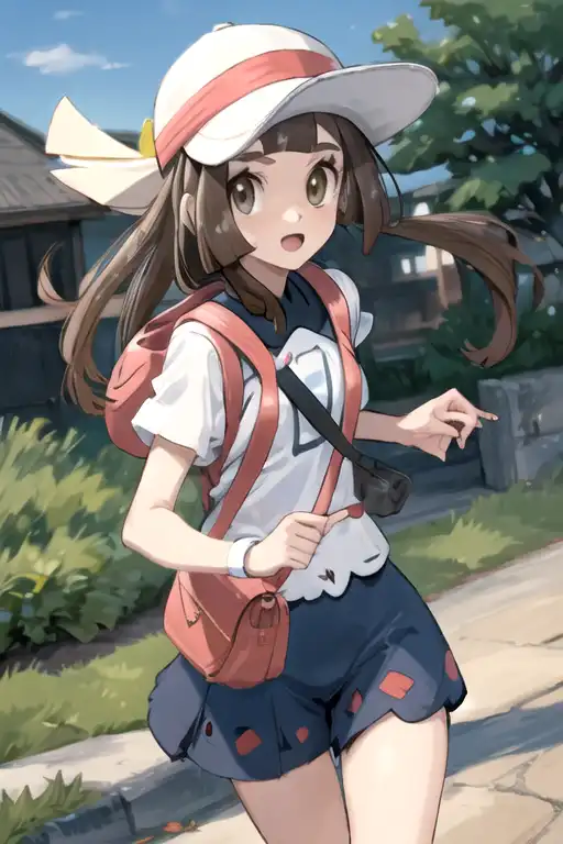 Ai Art Cute Pokemon Trainer By Chell Pixai Hot Sex Picture