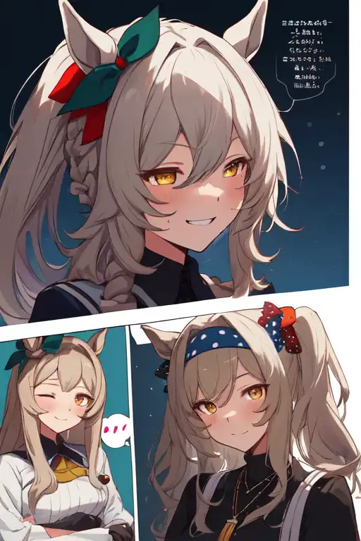 Ai Art 「umamusume」 Lightとsononの喜び By 賢い鳳凰猪様 Pixai