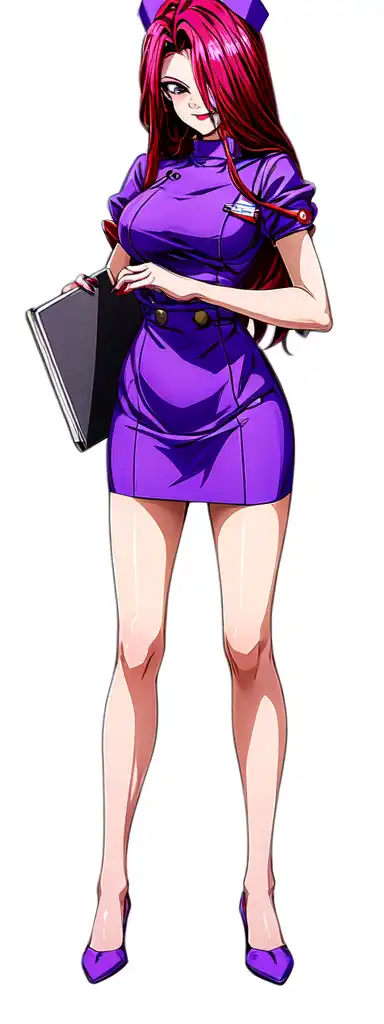 Ai Art Rukayu Yu Hakusho Nurse Uniform By Magicbane Pixai